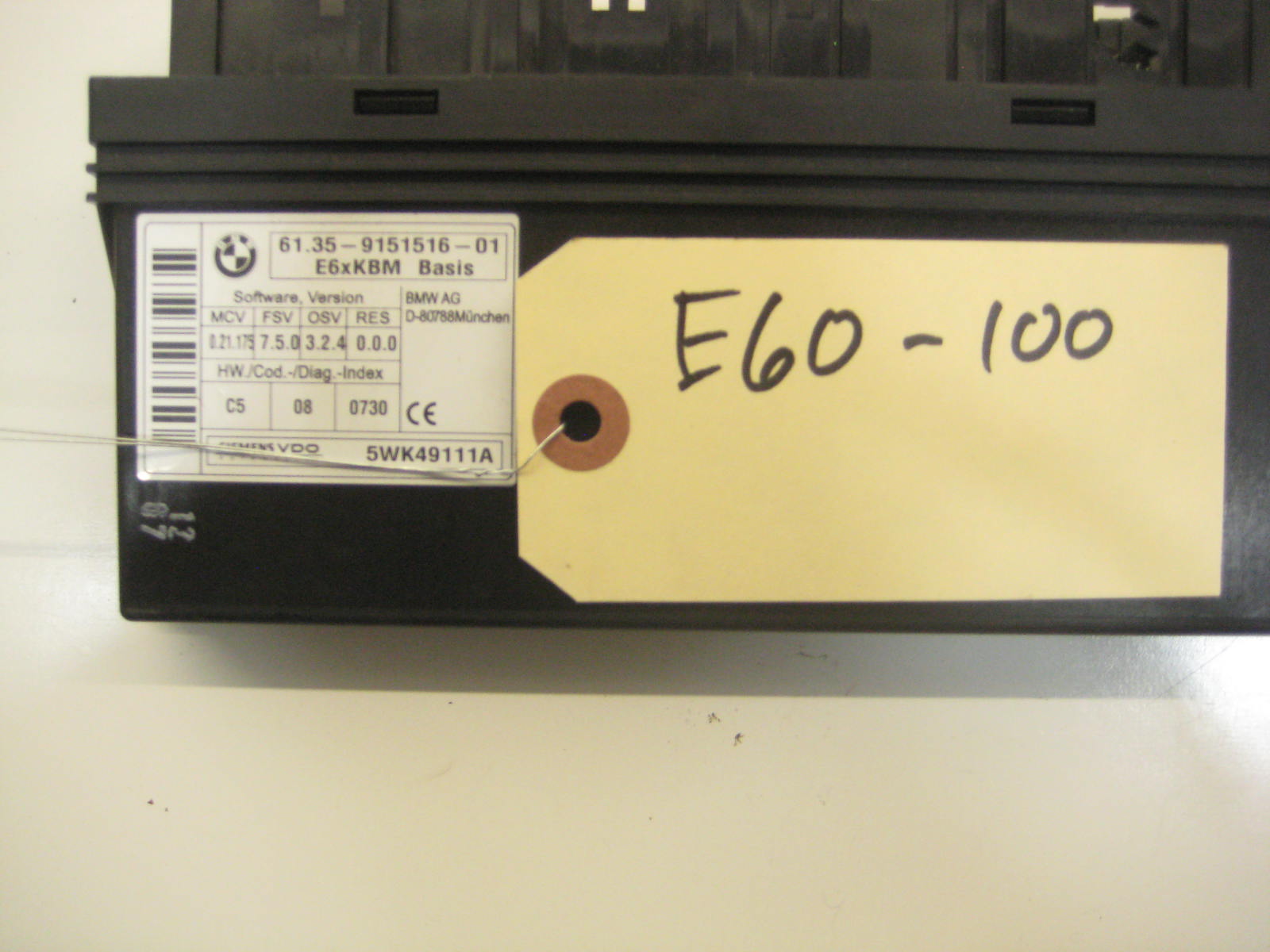 E60 M5 Kbm Module - Classic Daily